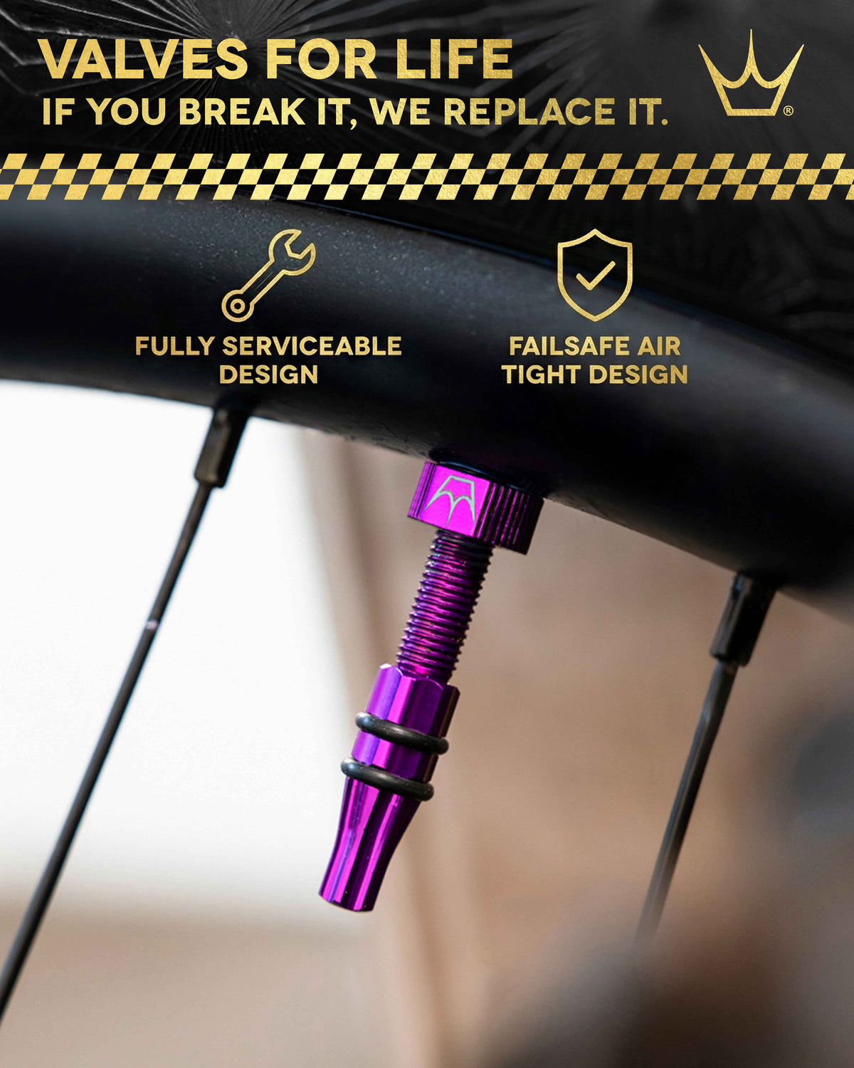 Peaty's Holeshot Fast Flow Tubeless Valves