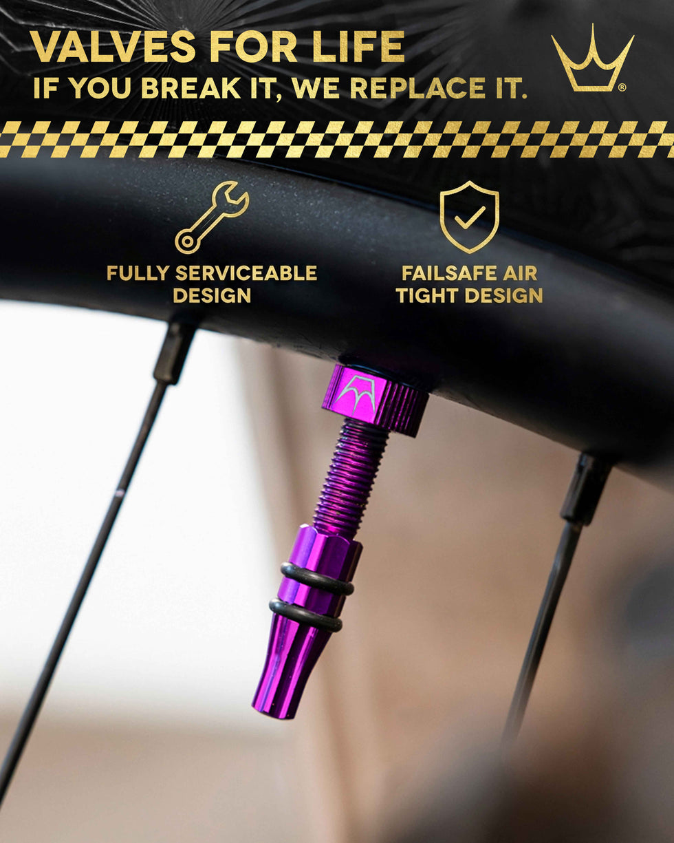 Peaty's Holeshot Fast Flow Tubeless Valves